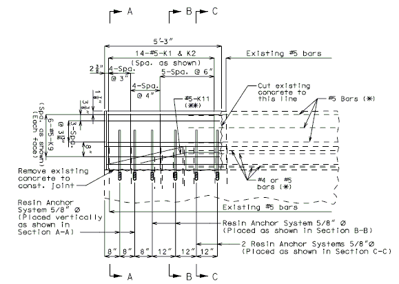 File:751.40 Replacement of Existing Curb at End of Wing (Integral End ...